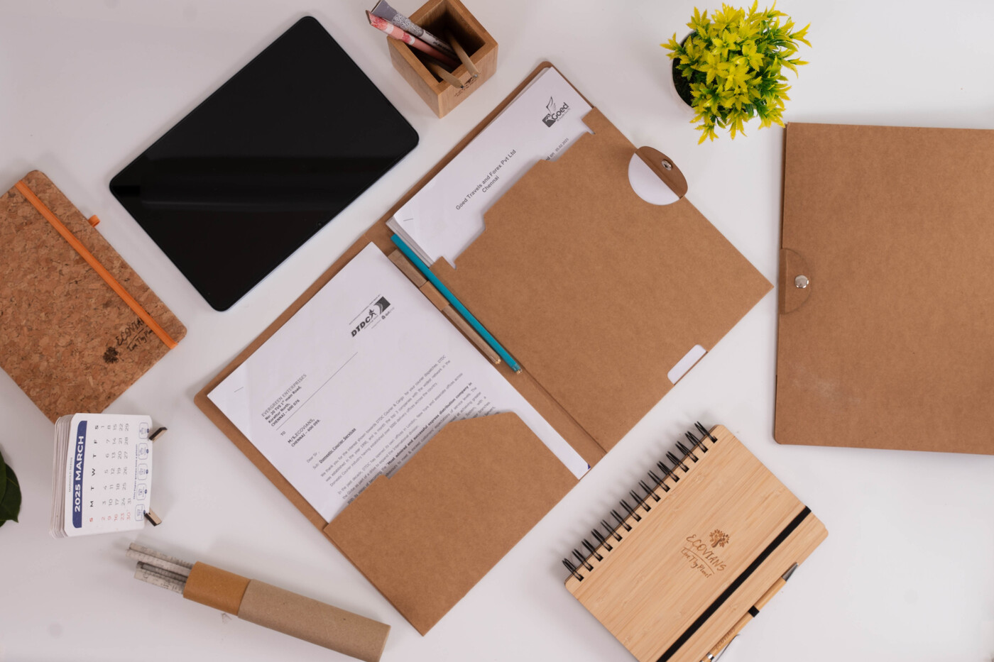 Eco-Friendly Recycled Conference Folder | Sustainable Branded Event Folders