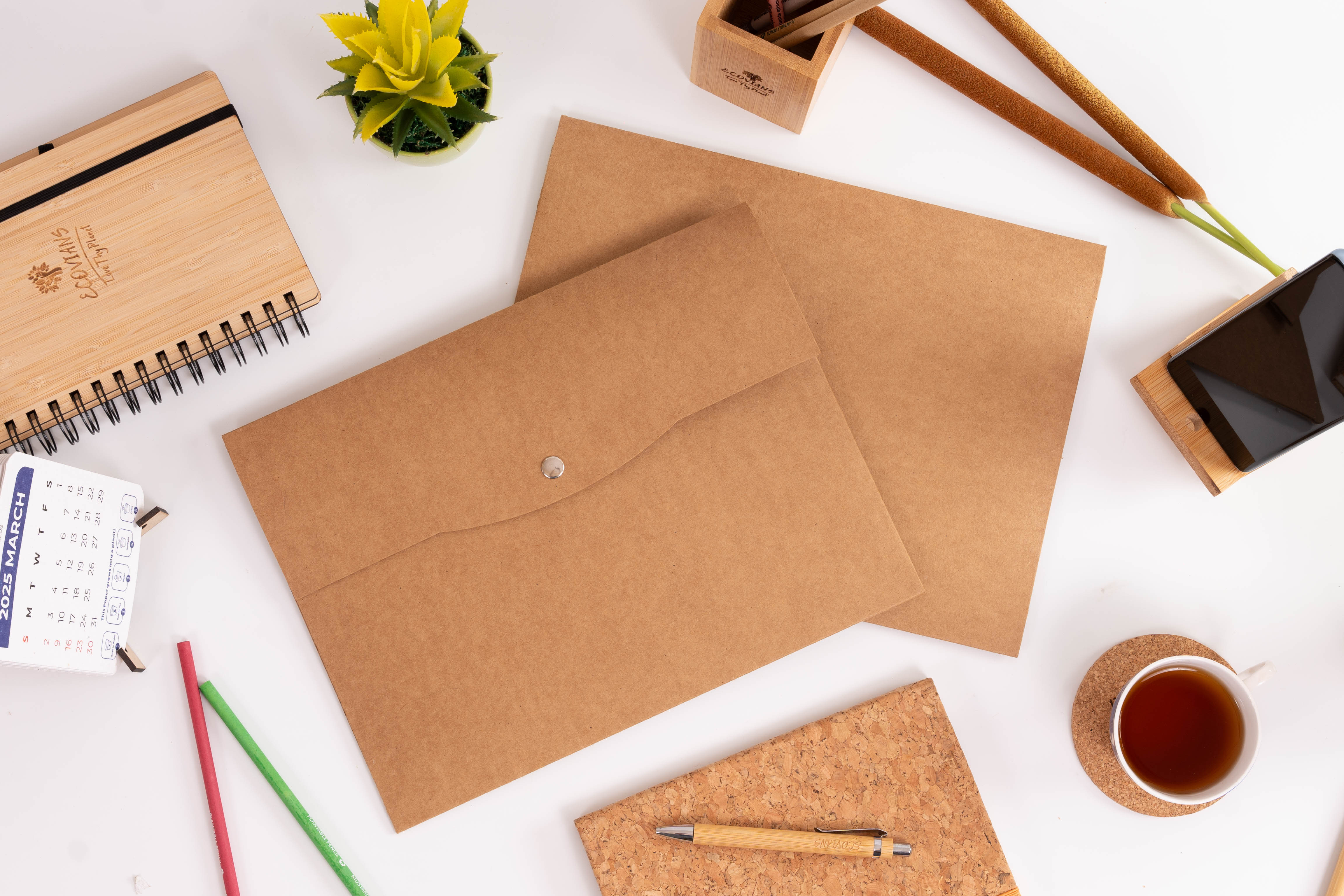 Envelope Folder in Kraft Paper | Eco-Friendly Document Folder for ...