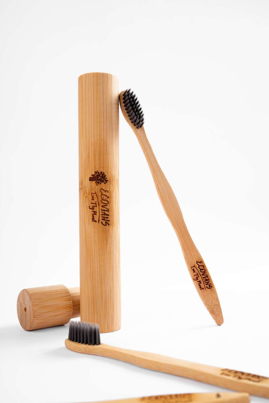 Bamboo Toothbrush Case – Eco-Friendly Travel Storage | 100% Compostable ...