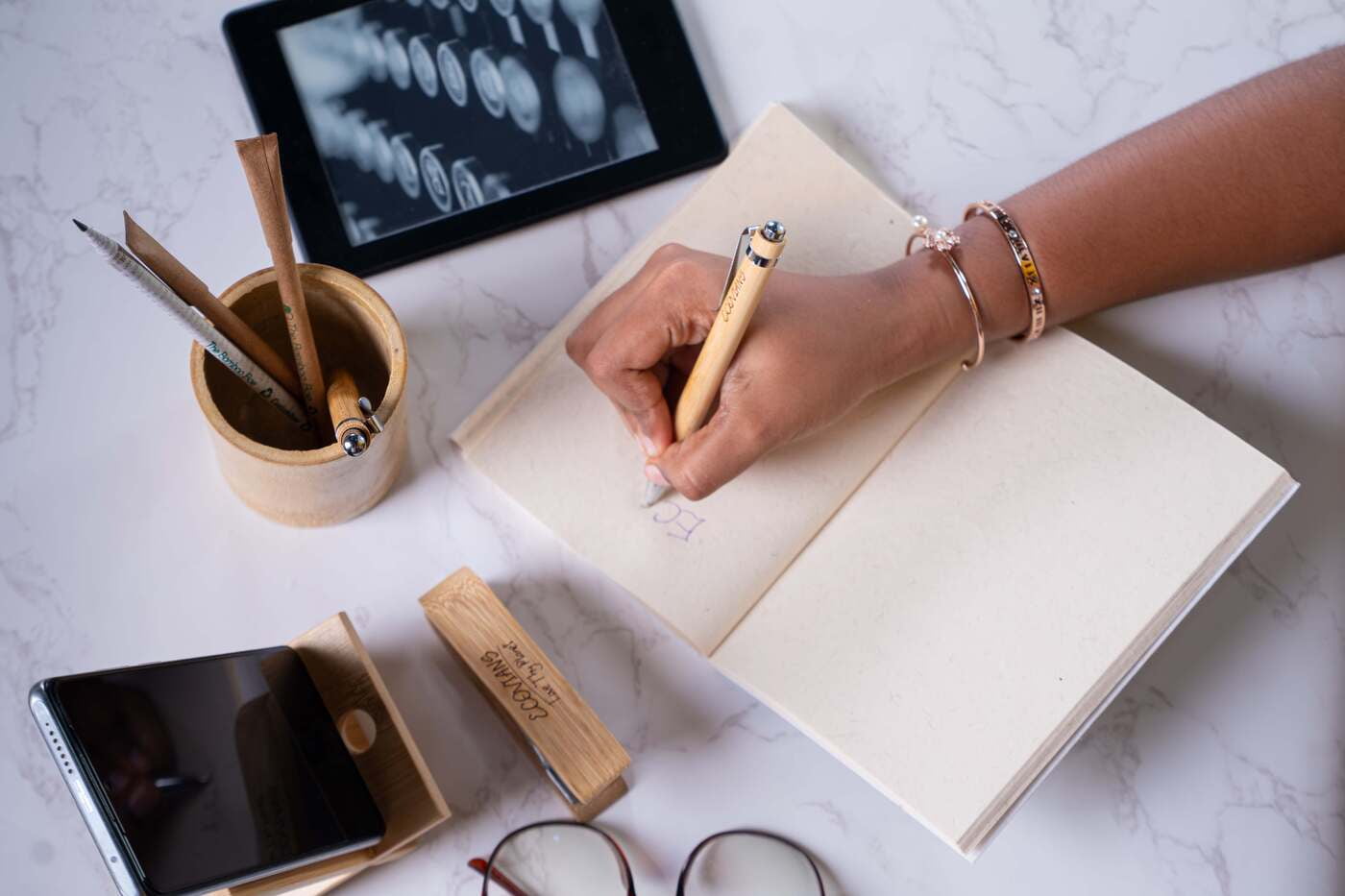 Bamboo Stapler | Eco-Friendly, Durable Office Tool